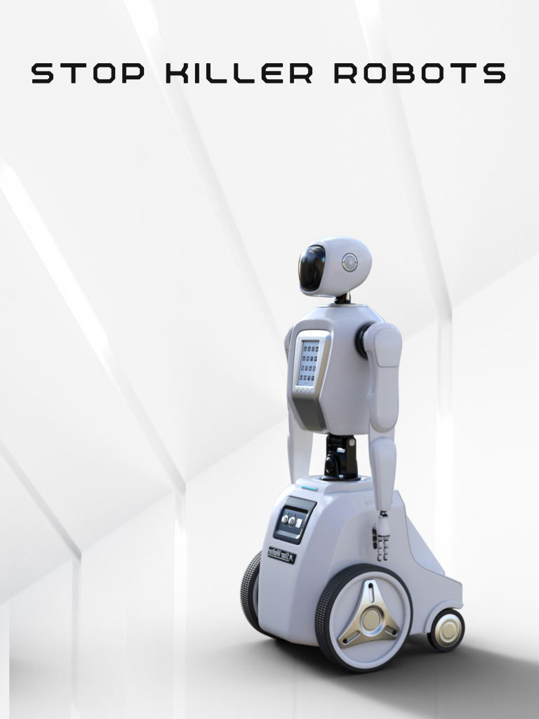 cartel de lucha contra los robots – YouthAgainstKillerRobots